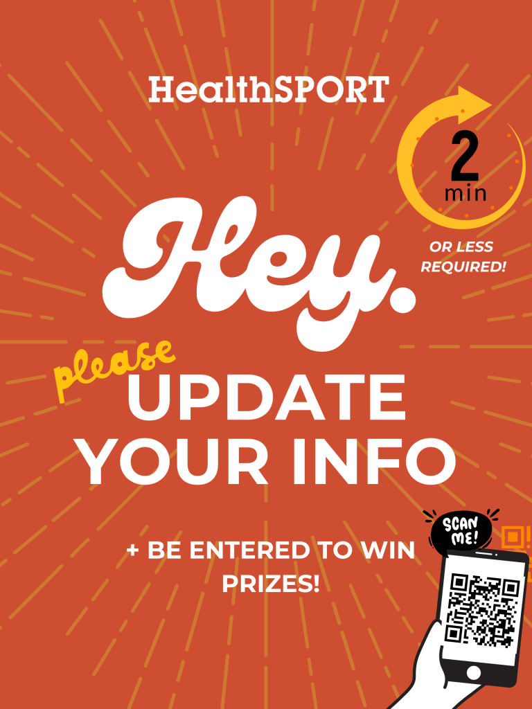 Update Your Info | HealthSPORT